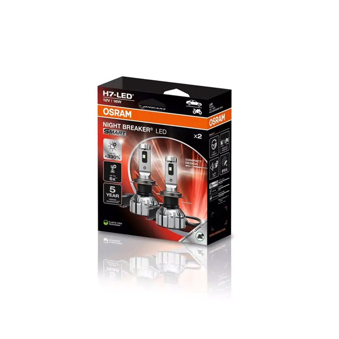 Osram Night Breaker H7 LED Smart Retrofit lamps, 109,00