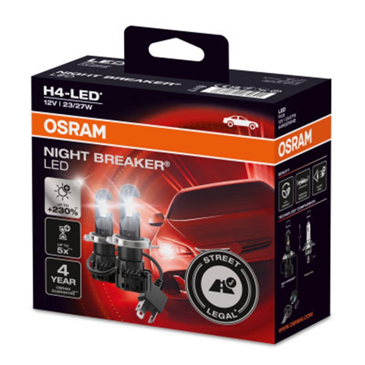 Osram Night Breaker H4 LED Nachrüst Lampem, 104,00